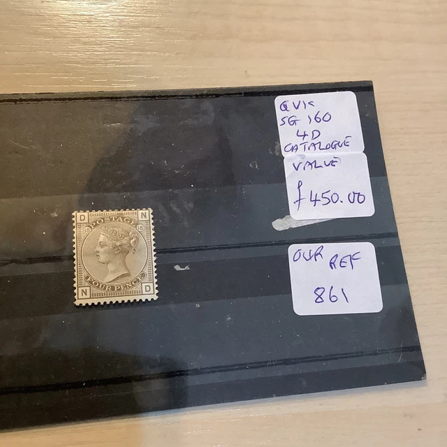 GB VICTORIA SG 160 4d Catalogue Value £450 Mint Our Ref 811 £115.11 ...