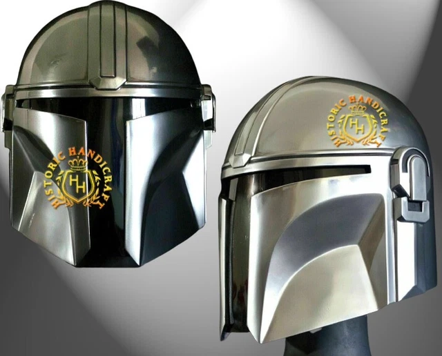 MEDIEVAL MANDALORIAN HELMET With Star Wars LARP/Costume/Role Play ...