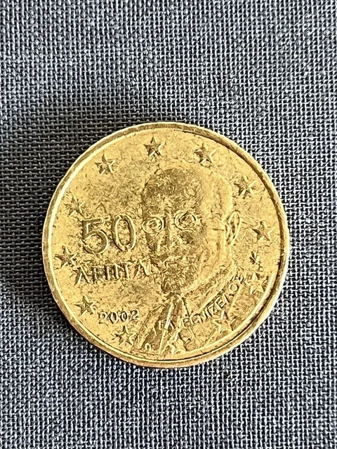 50 CENT MÜNZE aenta 2002 mit F-Prägung im Stern EUR 125,00 - PicClick DE