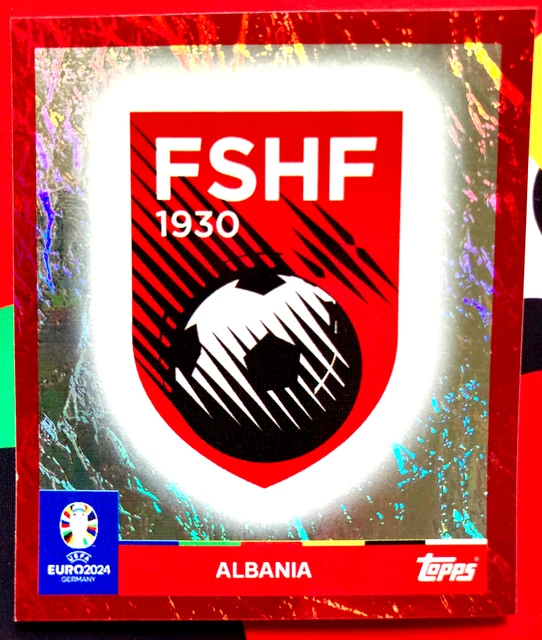 UEFA EURO 2024 Topps SWISS EDITION *Coat of Arms* ALBANIA £0.84 ...