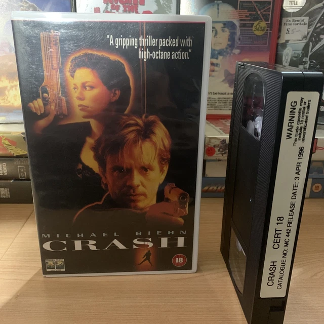 RARE TERMINATORS MICHAEL Biehn Crash TIMECODED PROMO VHS RENTAL BIG BOX ...