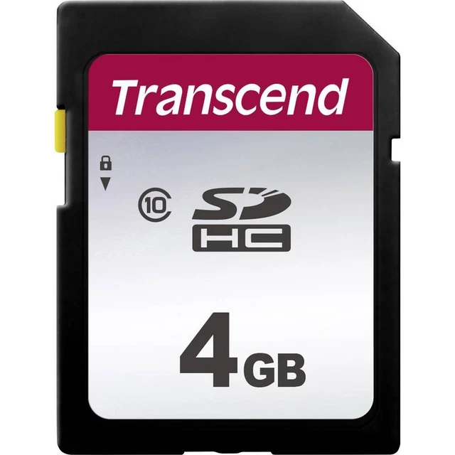 CARTE SDHC 4 GB Transcend Premium 300S TS4GSDC300S Class 10, UHS-I, UHS ...