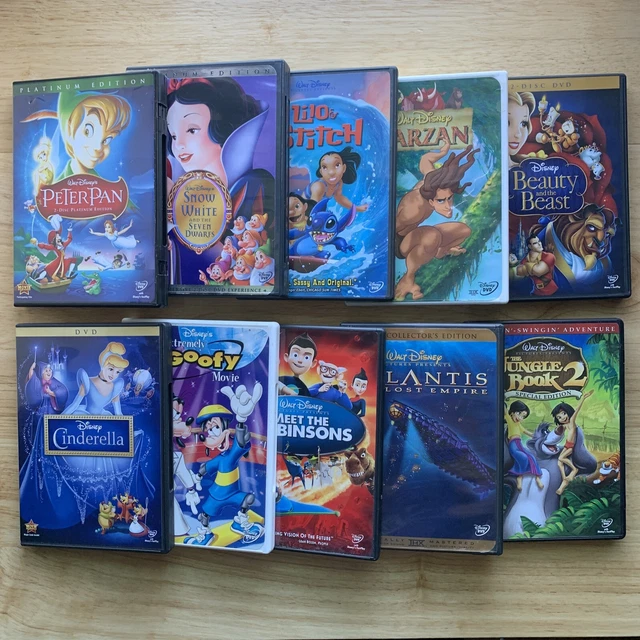DISNEY ANIMATION DVD Lot Bundle - 10 Movies - 14 Disc £27.25 - PicClick UK