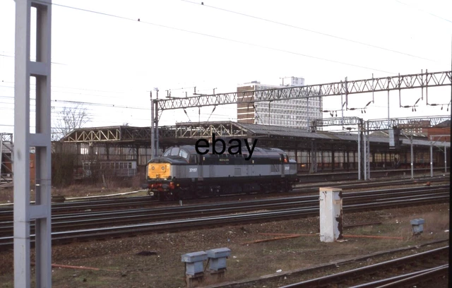 35MM RAILWAY SLIDE - Diesel Electric Class 37. 37197 'Riley & Son ...