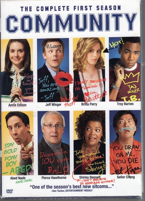 THE COMMUNITY: THE Complete First Season 1 (DVD, 2010, 3-Disc Set ...