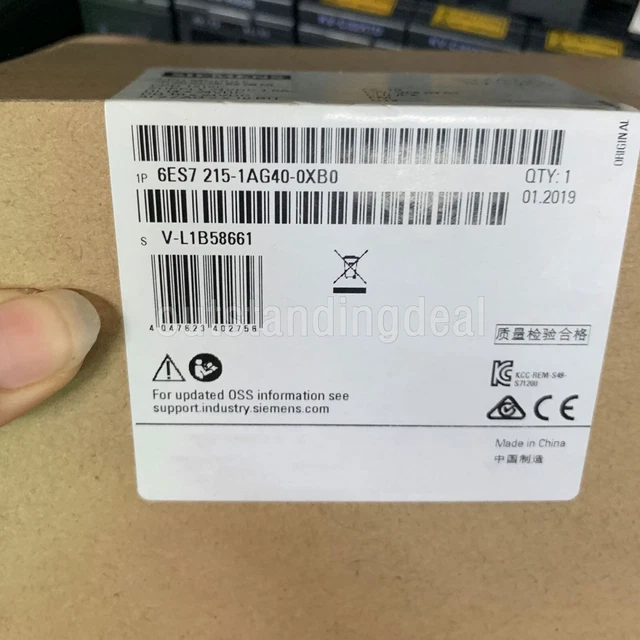 6ES7215-1AG40-0XB0 PLC MODULE CPU Module S7-1200 CPU 1215C for SIEMENS ...