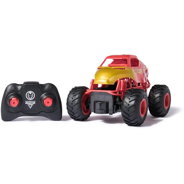 MONSTER JAM, MARVEL Iron Man RC Monster Truck, 1:24 Scale, Kids’ Toys ...