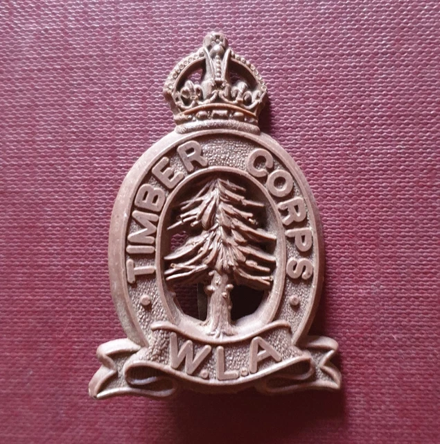 WW2 WOMENS LAND Army Timber Corps plastic economy badge £82.00 ...