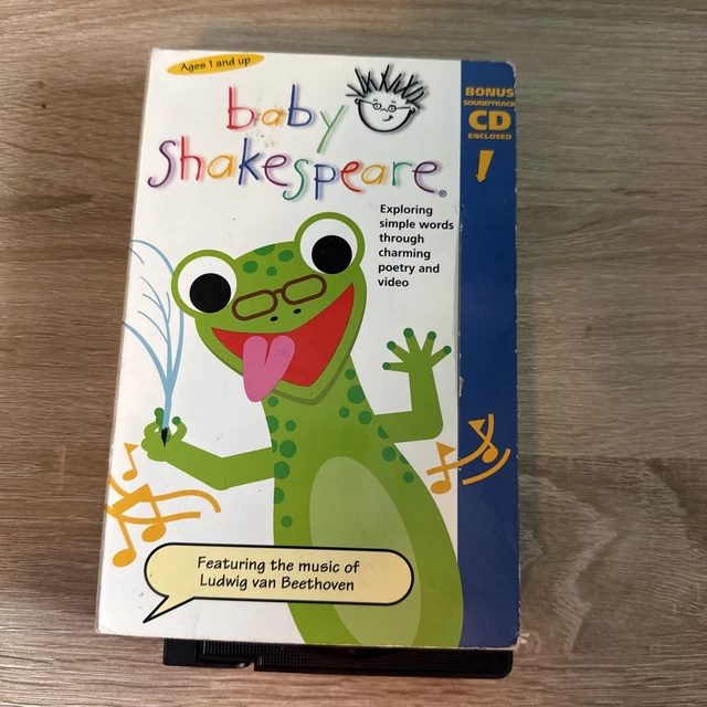 BABY EINSTEIN VHS Shakespeare Soundtrack World Of Poetry ( No CD ...