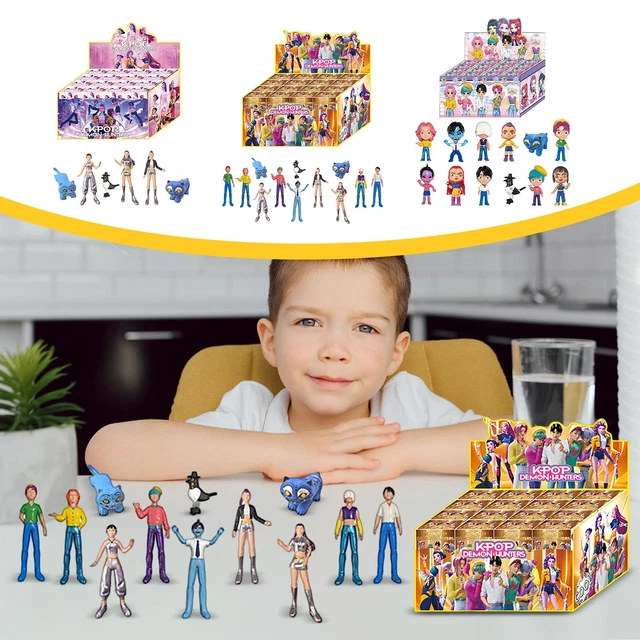 K-POP DEMON HUNTERS Action Figurine Mystery Box Rumi Mira Zoey Craft ...