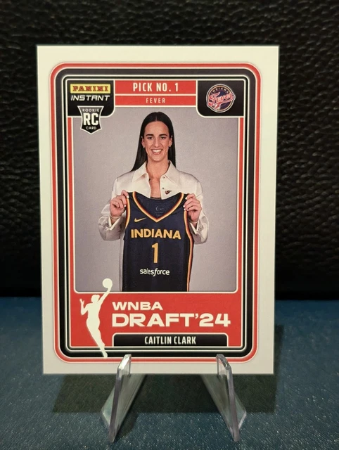 2024 PANINI INSTANT WNBA Caitlin Clark Draft Night Rookie RC Indiana ...