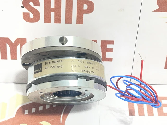 BINDER 86 61107H14 Brake Assembly Var 0000 Index b 24VDC gegl. 0.65A £ ...