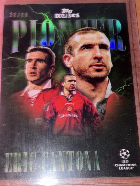 TOPPS UCC DECADES 90s Edition 2025 Eric Cantona Pioneer 36/99 Green ...