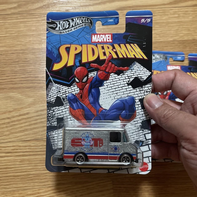 HOT WHEELS 2026 Silver Series Marvel Spider-Man Combat Medic Set/Lot X2 ...