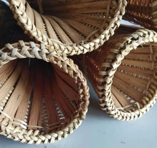 3X HANDMADE RATTAN Knife Sheath Traditional Thai Blade Cover Eco ...