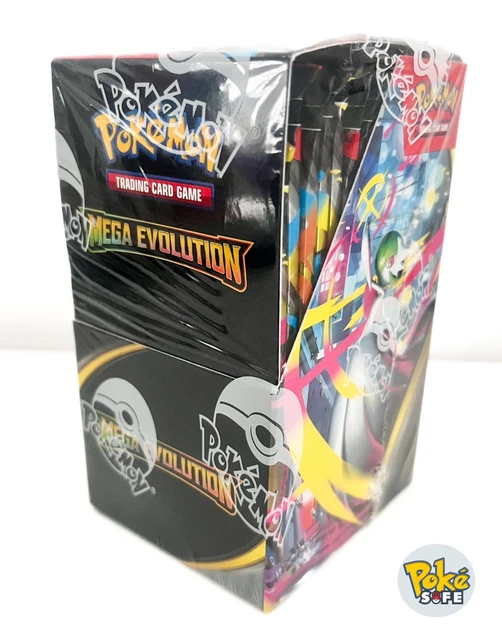 POKÉMON TCG MEGA Evolutions Half Booster Box (18 Packs) - NEW + SEALED ...