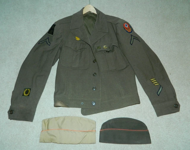 WW2 WWII ISSUED US Army Ike Uniform Jacket Coat European Theater Base ...
