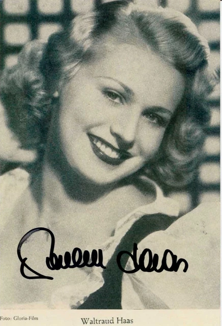 WALTRAUD HAAS , Schauspielerin , Im Weißen Rössl, verstorben ! EUR 10 ...