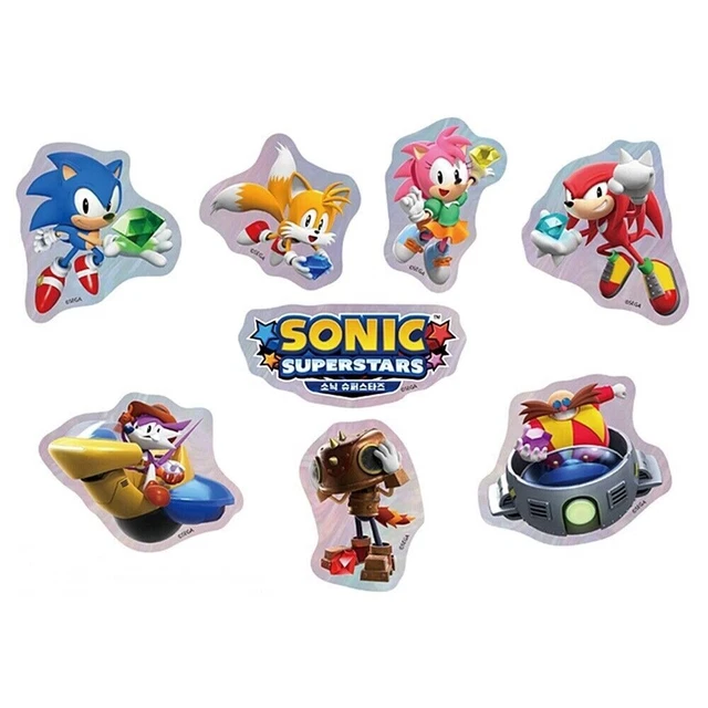 SEGA SONIC SUPERSTARS Hologram Stickers from Nintendo Switch PS4 PS5 ...
