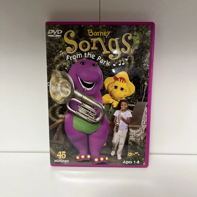 BARNEY SONGS FROM The Park DVD Very Good Condition DVD Barney Home ...