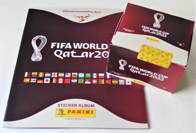PANINI FIFA WORLD CUP WM QATAR 2022 Stickers – DISPLAY BOX 100 Tüten ...