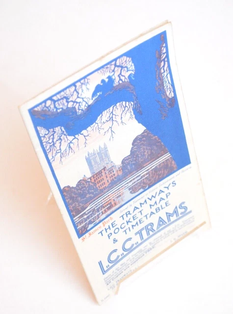 TRAMWAY LCC TRAMS Map & Guide November 1929 St James Park £30.00 ...