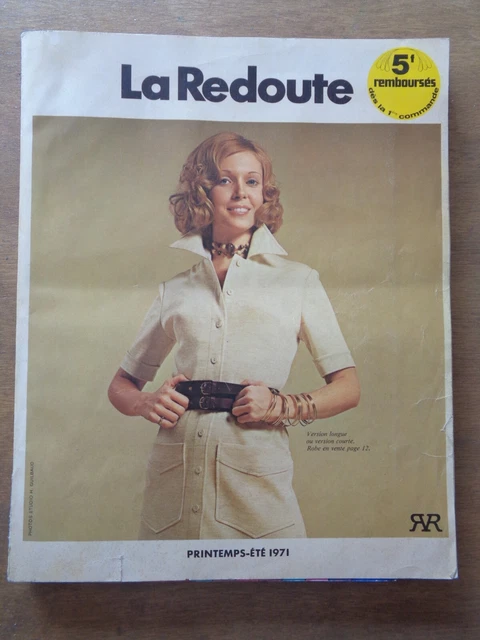 LA REDOUTE CATALOGUE ancien 1971 Printemps-Eté Mode vintage EUR 40,00 ...