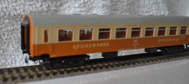 PREFO/SCHICHT/PIKO SPEISEWAGEN DR 515088-45021-5 beleuchtet in VP siehe ...