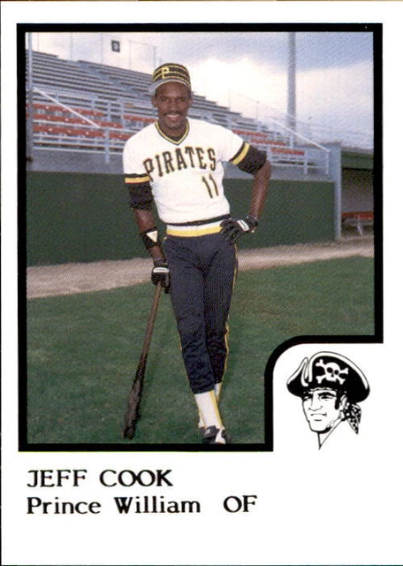 1986 PRINCE WILLIAM Pirates ProCards #7 Jeff Cook Kansas City Missouri ...