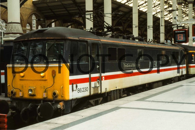 UK DIESEL TRAIN Railway Photograph Of Class 86 86230 Locomotive. Rm86 ...