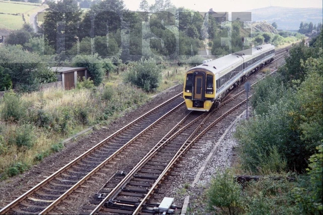 35MM SLIDE BR British Rail Diesel DMU Class 158 158801 Diggle 1995 ...