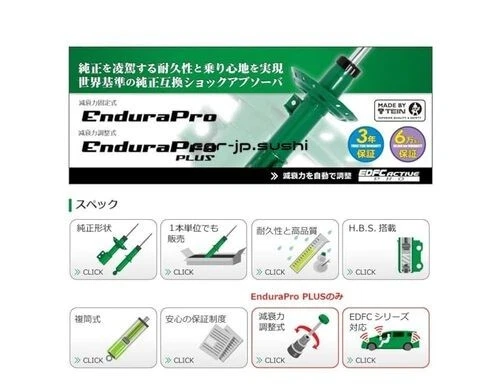 TEIN ENDURAPRO PLUS KIT OEM-Style Shock Absorbers (Full Set) with ...