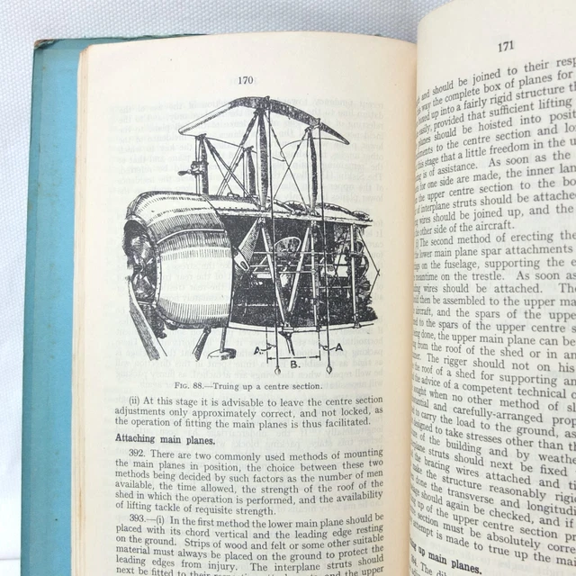 WW1 WW2 RAF Pilots Flying Training Manual Rfc Royal Air Force Avro 504 ...