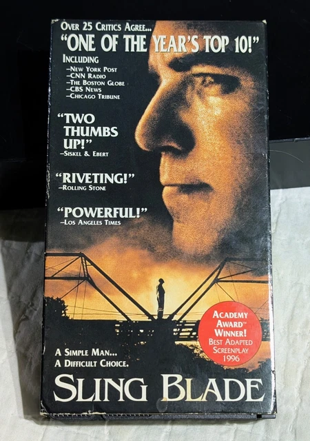 SLING BLADE VHS 1996 Academy Award Billy Bob Thornton Digitally ...