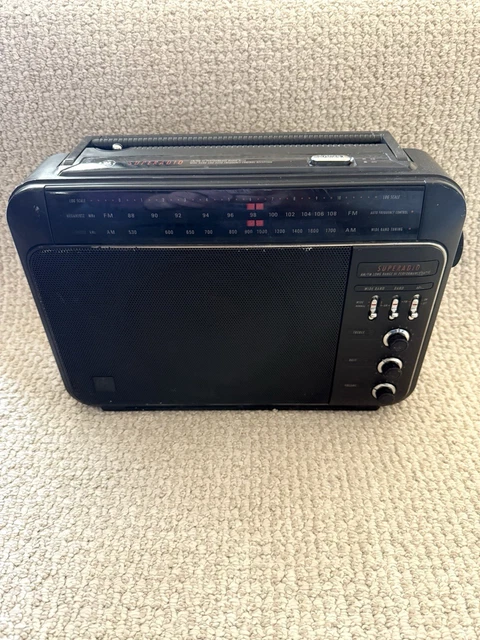 GENERAL ELECTRIC SUPERADIO Long Range AM/FM GE Super Radio 7-2887A ...
