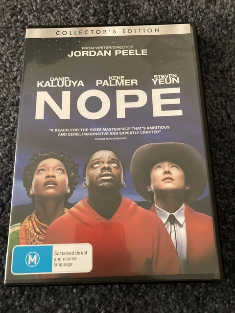 NOPE - DVD (2022, Sci-Fi, Horror, Jordan Peele, Daniel Kaluuya, Keke ...
