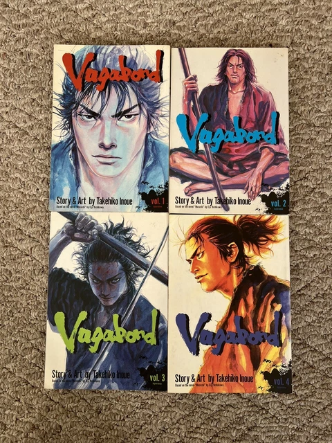 Vagabond Manga Vol 1 4 Takehiko Inoue £11025 Picclick Uk