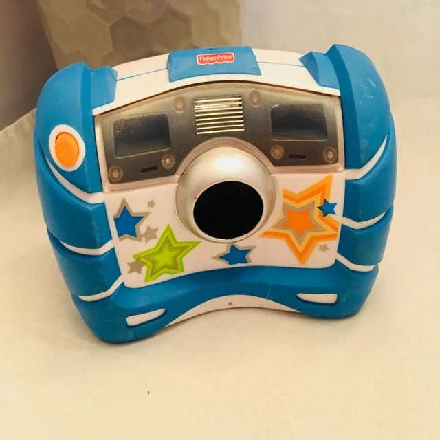 FISHER PRICE KID Tough Blue digital Camera Stars Mattel 2007 Toy play ...
