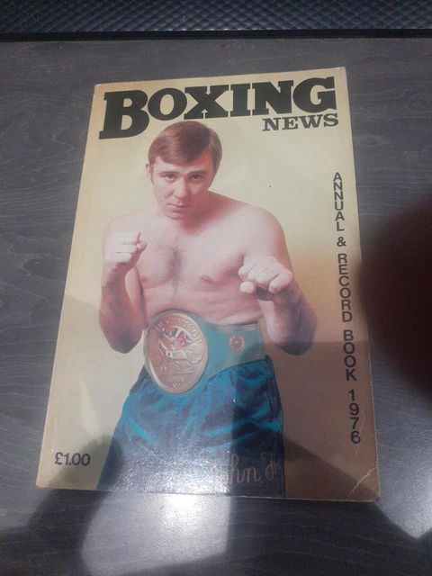 BOXING NEWS ANNUAL And Record Book ,P/B 1976 £5.00 - PicClick UK