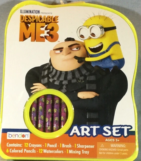 DESPICABLE ME 3 Art Set by Bendon New in Package Minions Illumination ...