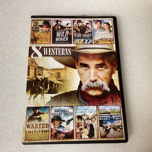 8 WESTERNS DVD Movie Collection Classic Cowboy Action Drama Multi ...