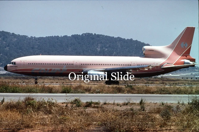 AIRCRAFT SLIDE - Court Line L.1011 Tristar G-BAAB @ Palma (B004) £36.00 ...
