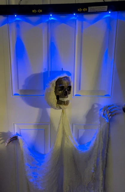 BATTERY OPERATED MOTION Sensor Activated Moving Skeleton/Ghost For ...