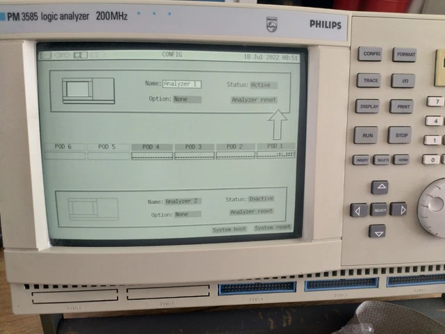 PHILIPS/ FLUKE LOGIKANALYSATOR PM 3585/60 mit viel Zubehör EUR 549,00 - PicClick DE
