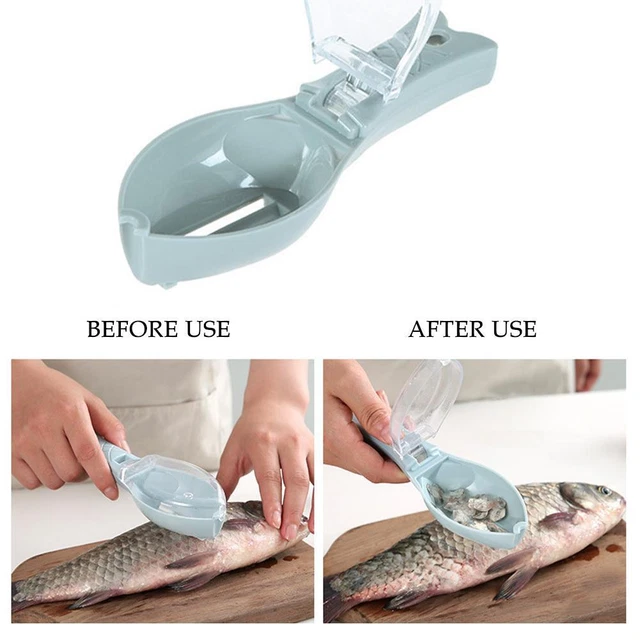 FISH SCALE REMOVER Kitchen Tool Scalier Descaler Scraper Peeler £3.61 ...