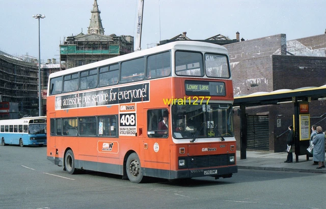 ORIGINAL BUS PHOTOGRAPHIC negative GM Buses North Citybus 7010 J710ONF ...