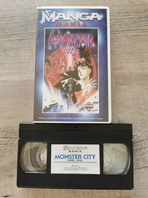 VHS CASSETTE VIDÉO MANGA MANIA - MONSTER city. 1993. EUR 8,00 - PicClick FR