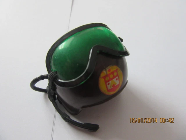 VINTAGE ACTION MAN 1960s ARMOURED CAR COMMANDER HELMET COMPLETE £75.99 ...