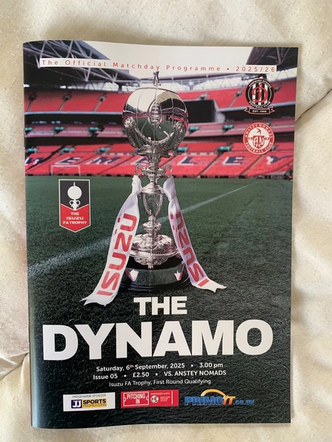 SHEPSHED DYNAMO V Anstey Nomads 2025 £3.31 - PicClick UK