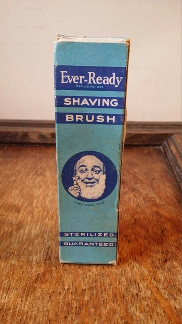 1940'S VINTAGE EVER-READY Shaving Brush Box - Usa £12.95 - PicClick UK